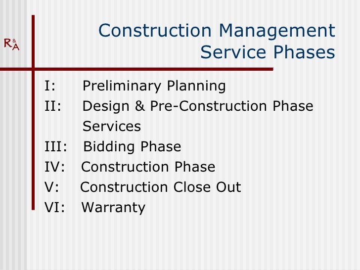 Construction Management Services