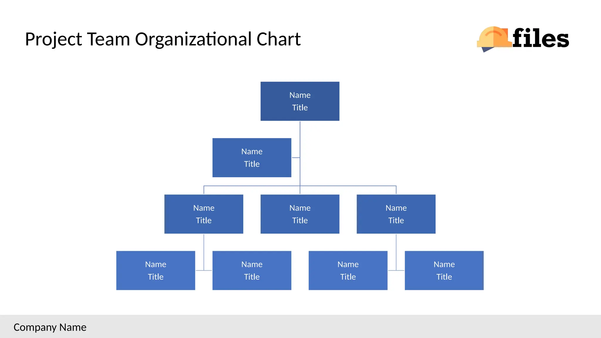 Construction Team Organization Chart Project | PPTX