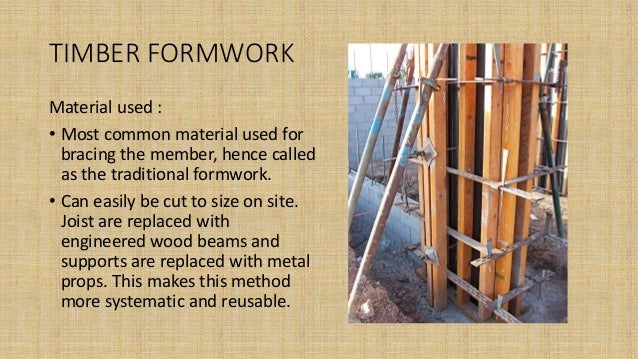 Formwork Presentation for Construction Technology