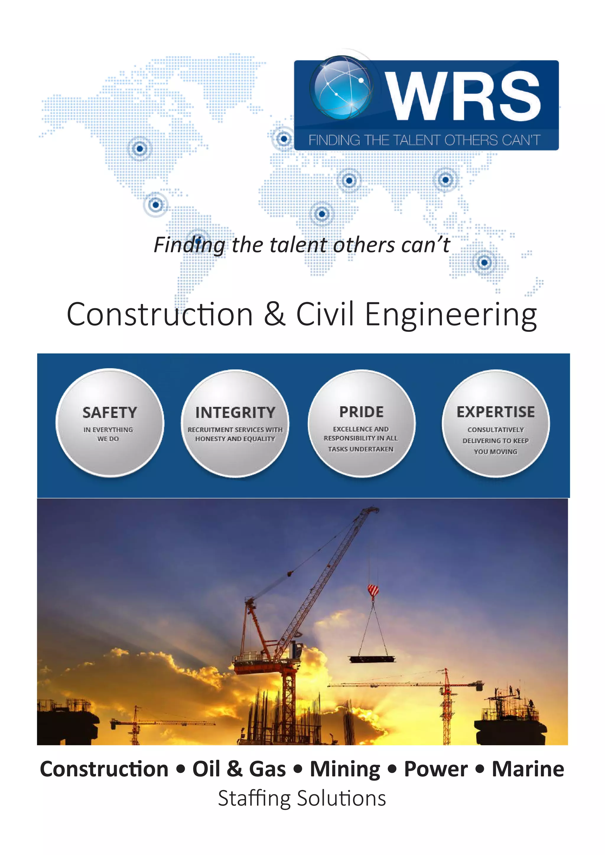 WRS Construction and Civil Engineering Brochure | PDF