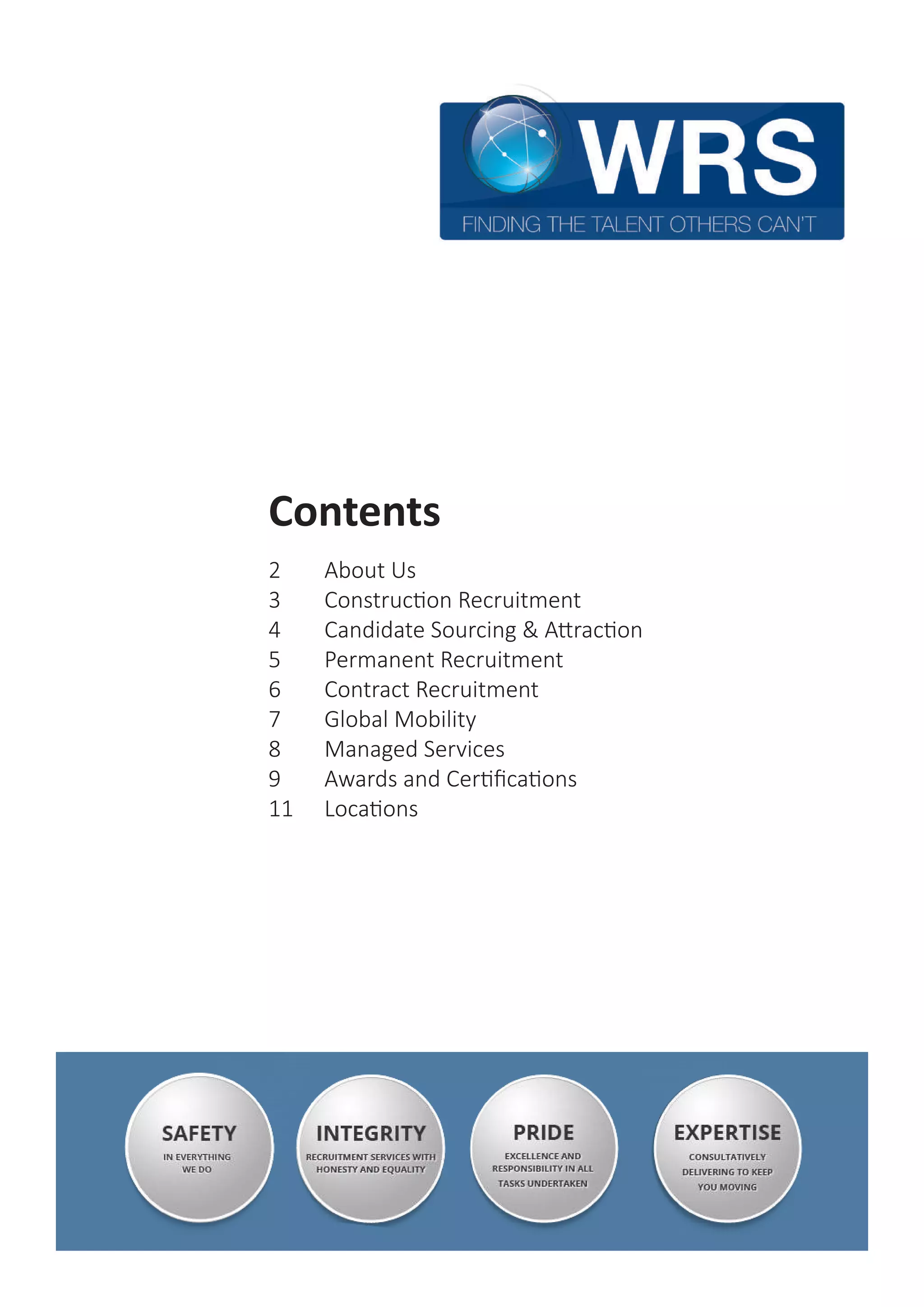 WRS Construction and Civil Engineering Brochure | PDF