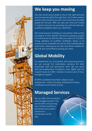 WRS Construction and Civil Engineering Brochure | PDF