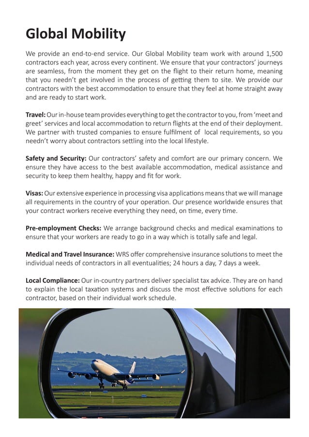 WRS Construction and Civil Engineering Brochure | PDF