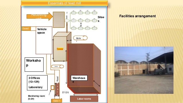 Construction and designing of feed mill
