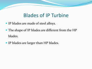 Construction and manufacturing of steam turbine | PPTX