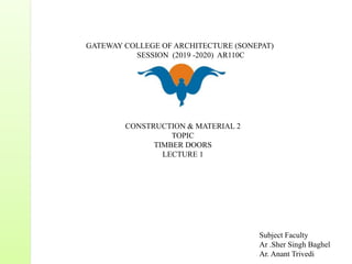 Construction and material 2 | PPT