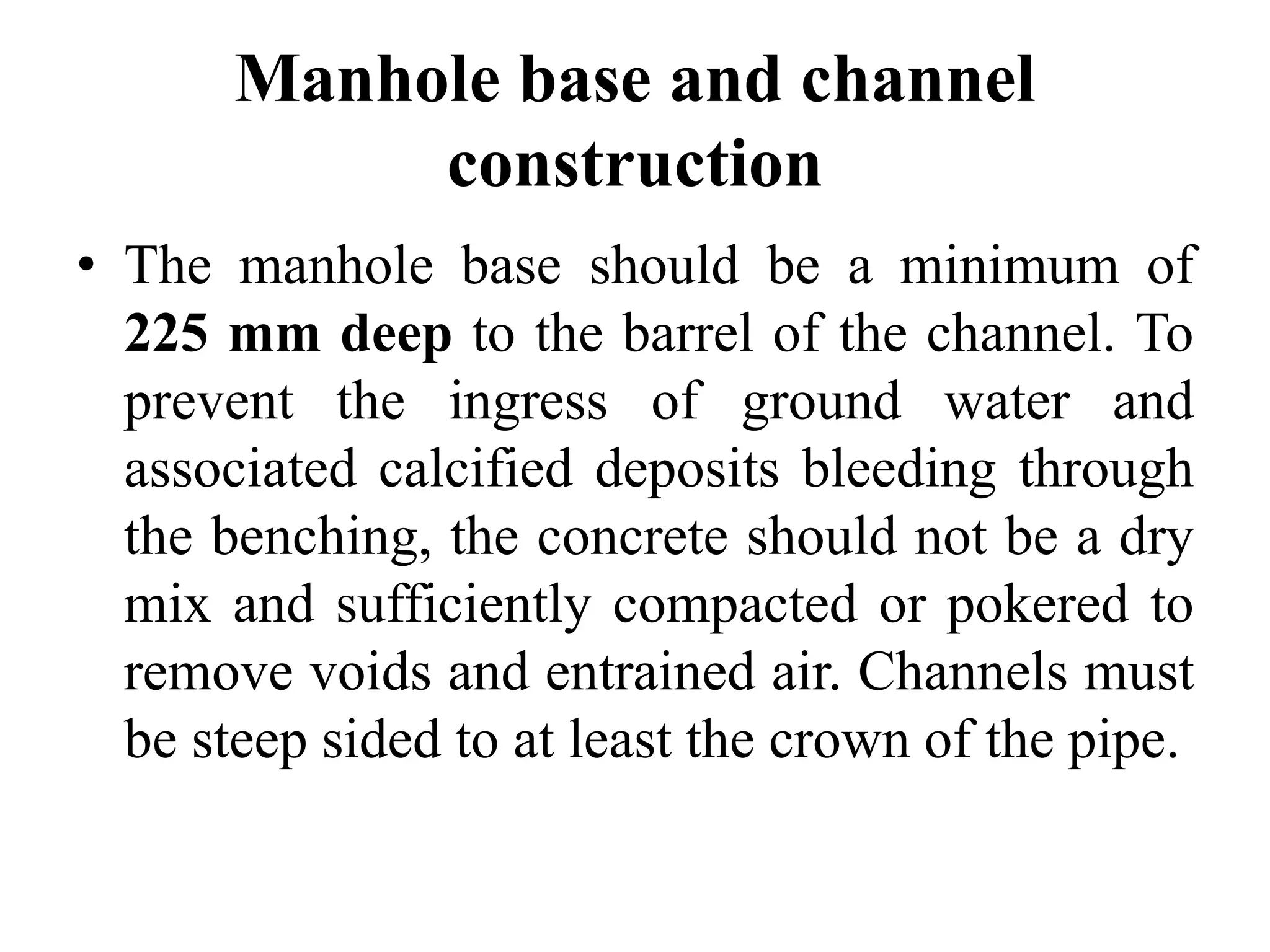 Construction and testing of sewer line | PPTX