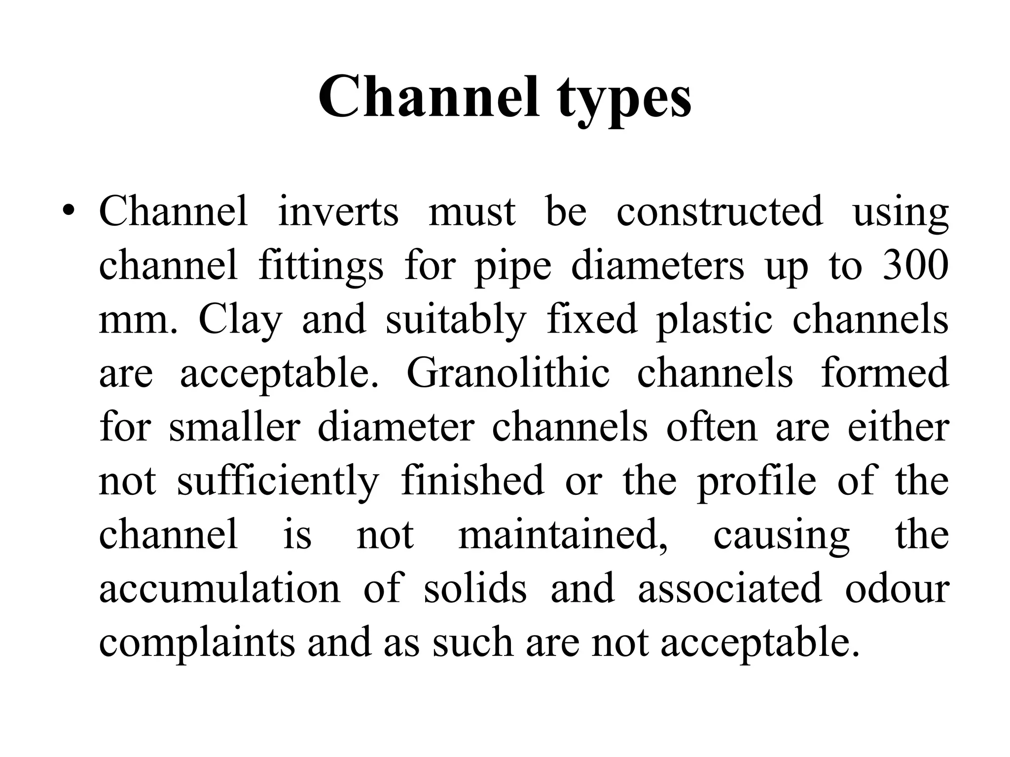 Construction and testing of sewer line | PPTX