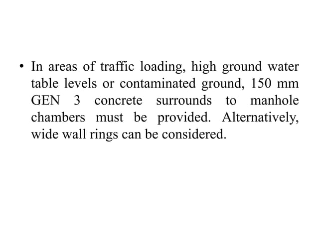 Construction and testing of sewer line | PPTX | Civil Engineering ...