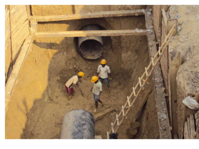 Construction and testing of sewer line | PPTX | Civil Engineering ...