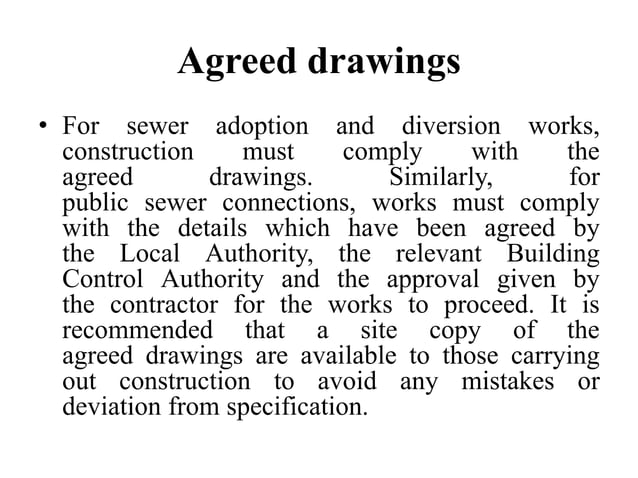 Construction and testing of sewer line | PPTX | Civil Engineering ...
