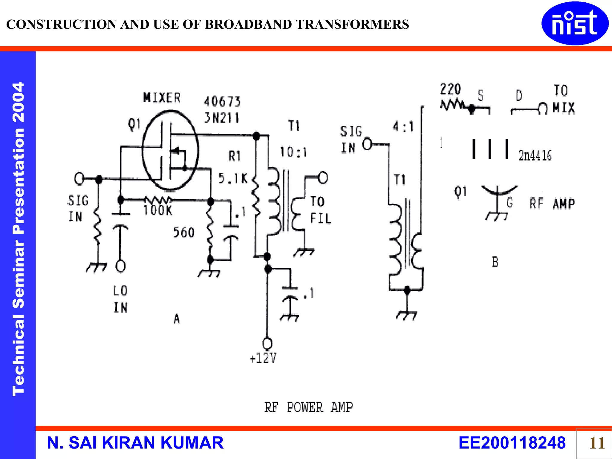 Construction and use of broadband transformers | PPT