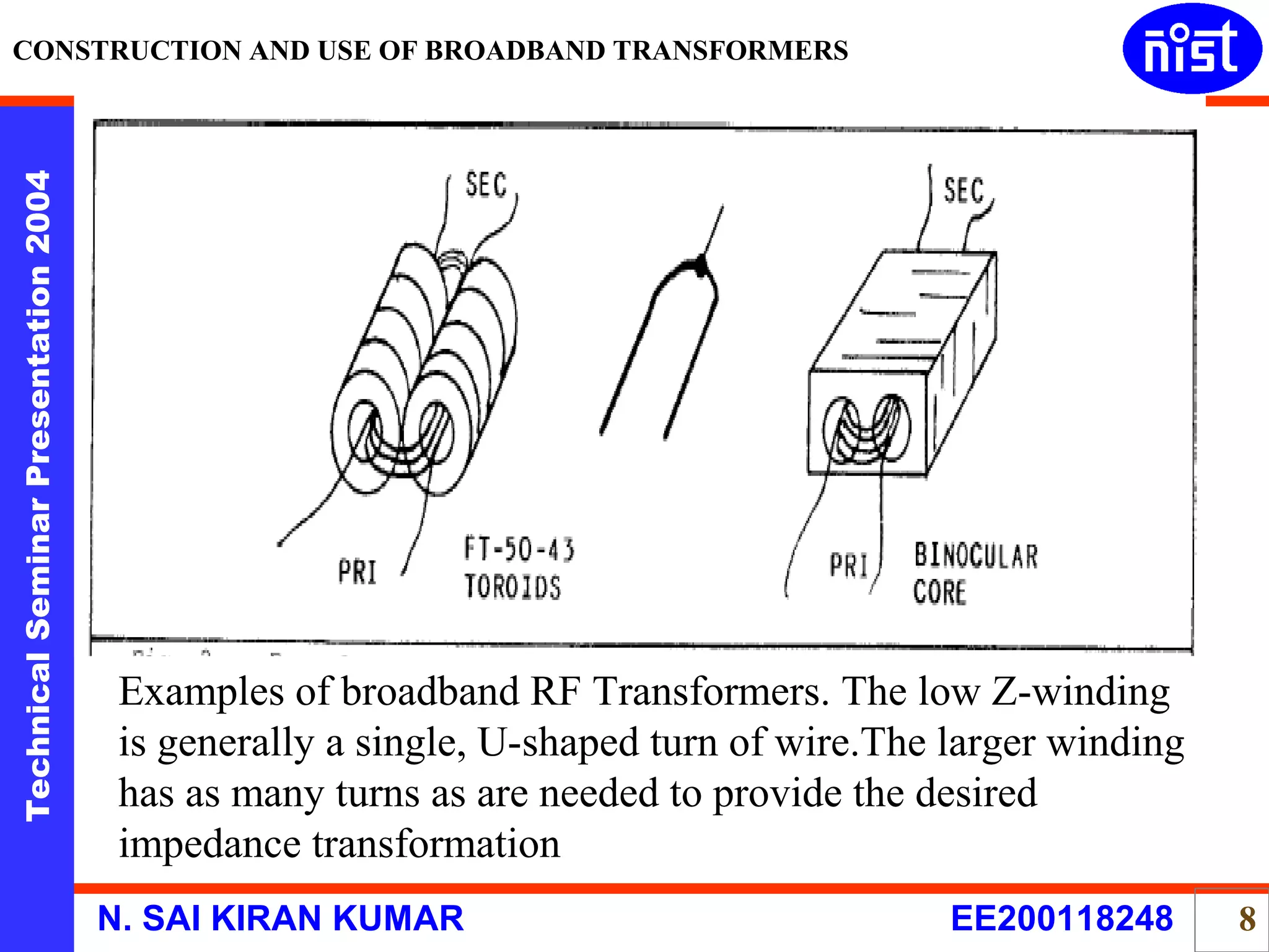 Construction and use of broadband transformers | PPT