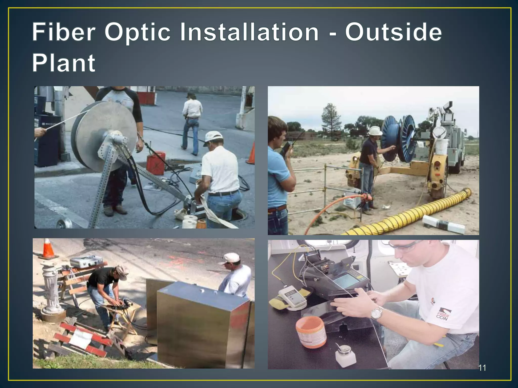 Construction and working principle of optical fiber | PPTX