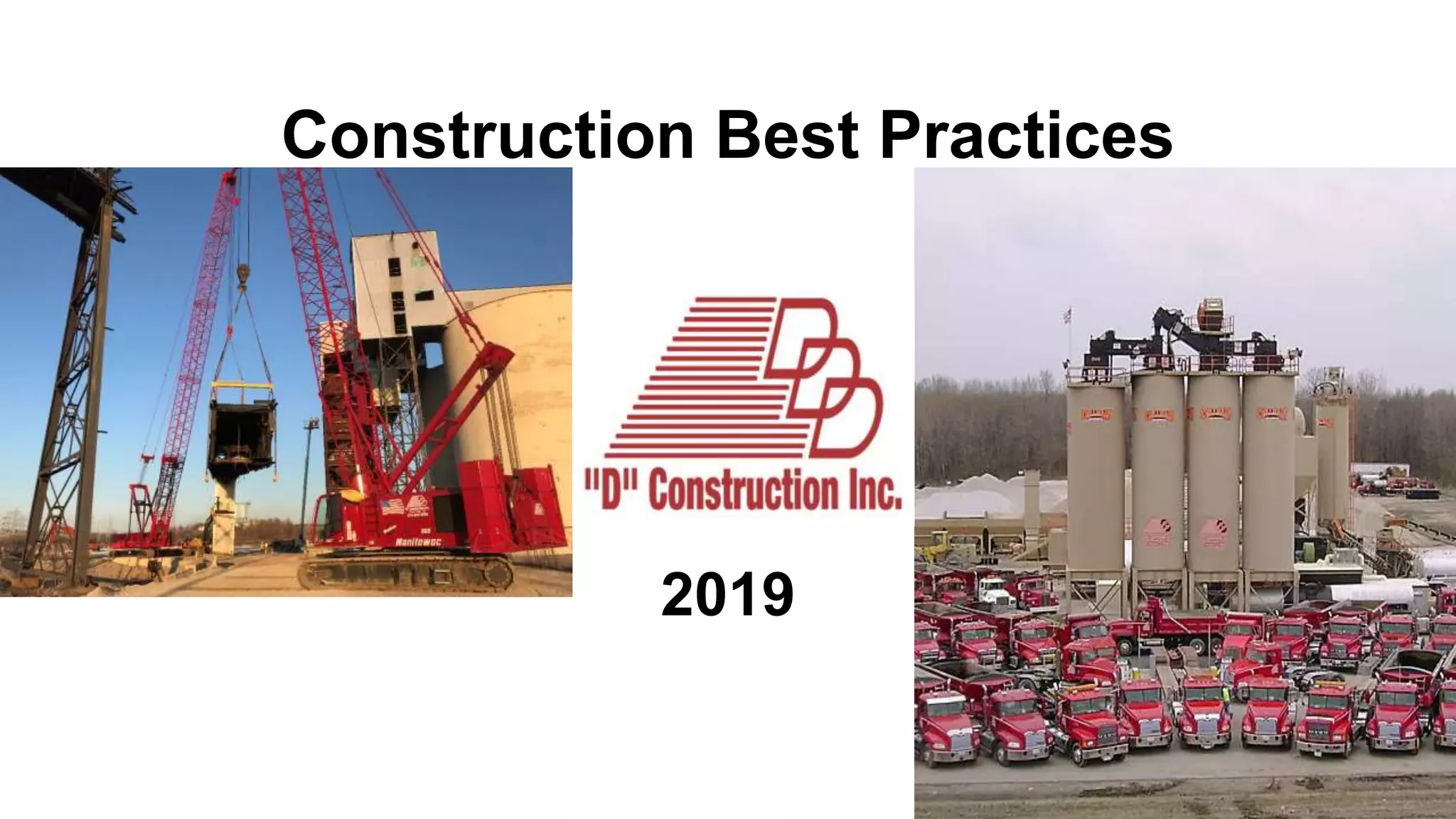 Construction best practices 2019 | PPTX