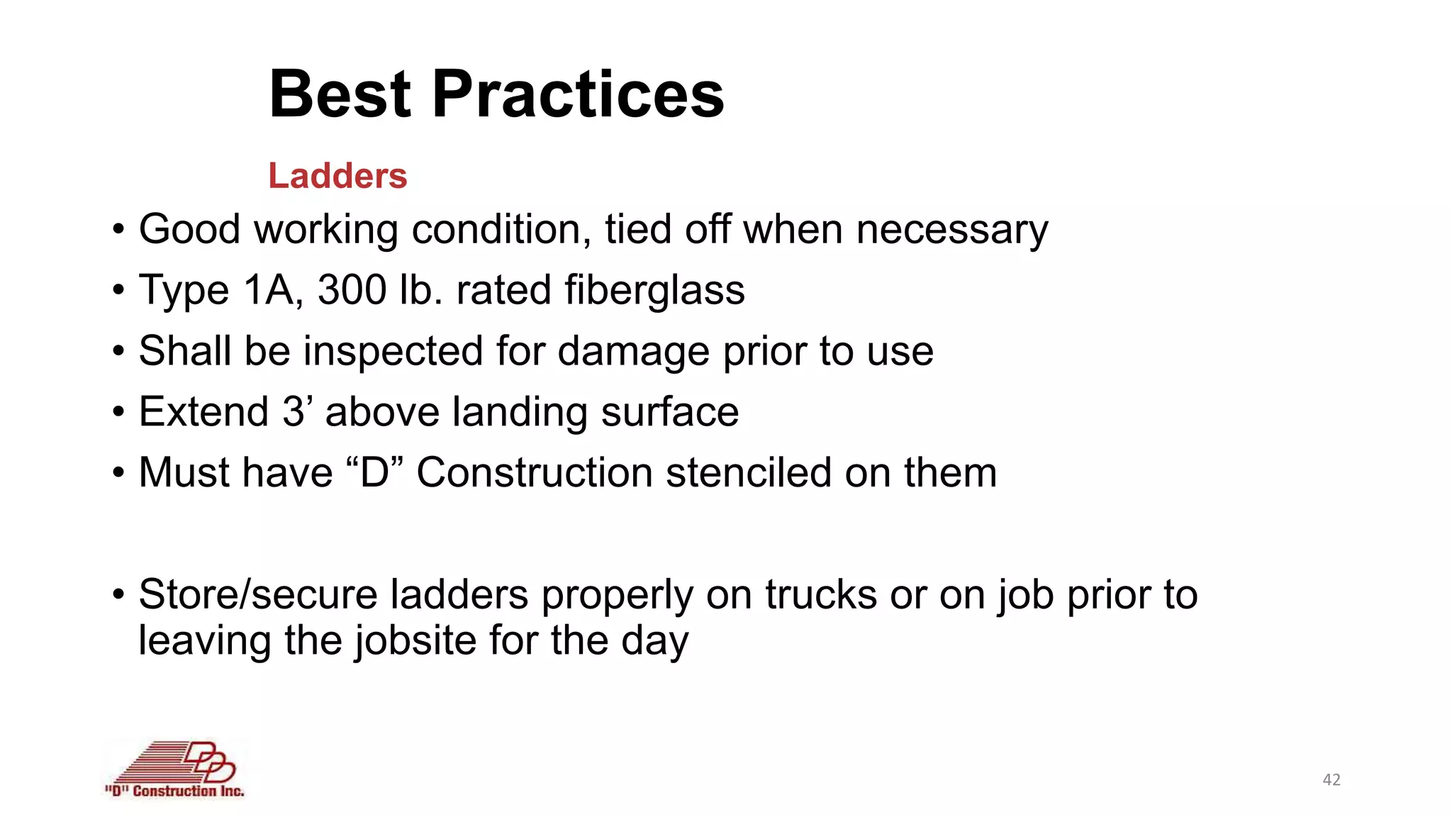 Construction best practices 2019 | PPTX