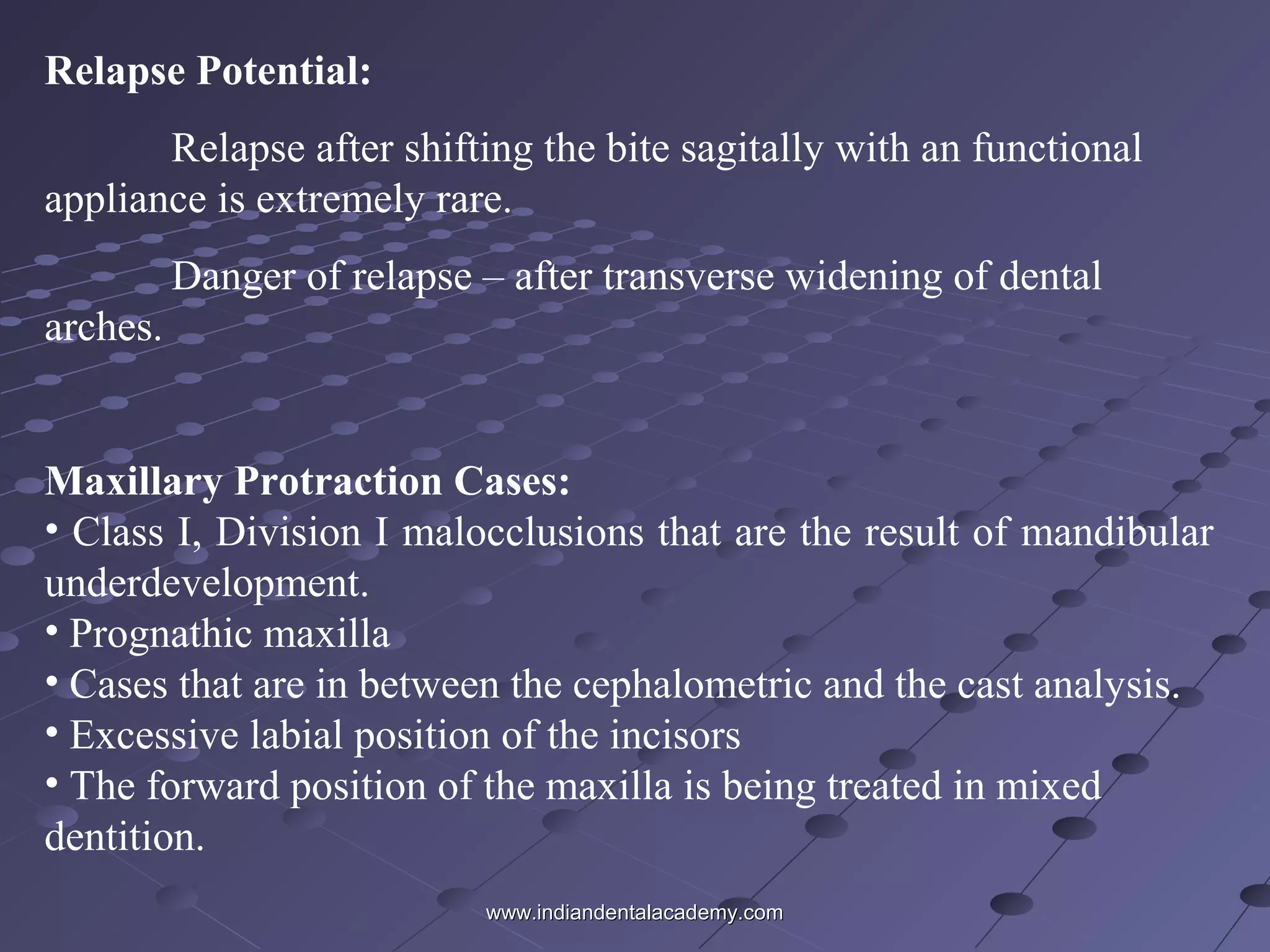 Construction of bite for various functional orthodontic appliances | PPT