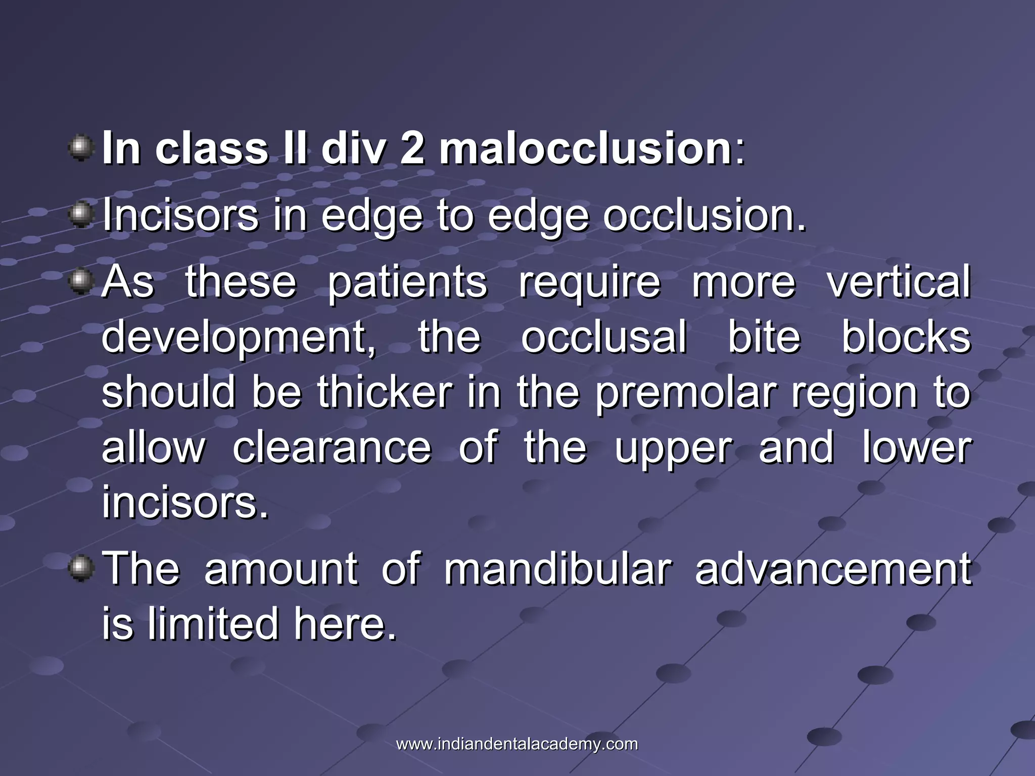 Construction of bite for various functional orthodontic appliances | PPT