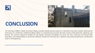 Construction Building Our Internship Report on Residential Building ...