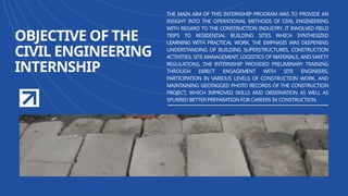 Construction Building Our Internship Report on Residential Building ...