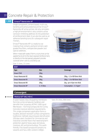 Construction, Chemicals and Waterproofing | PDF