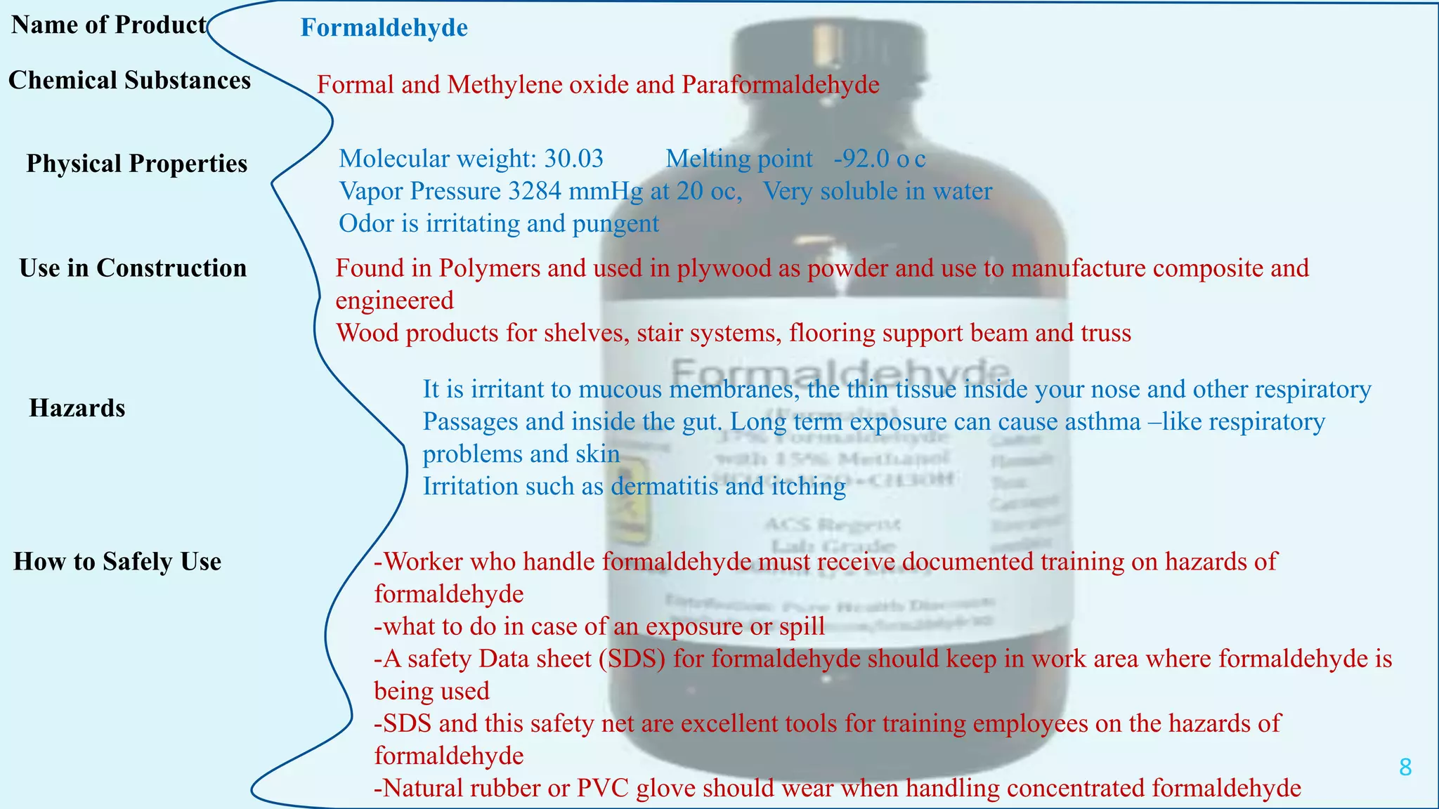Construction chemical safety uses and hazard | PPTX