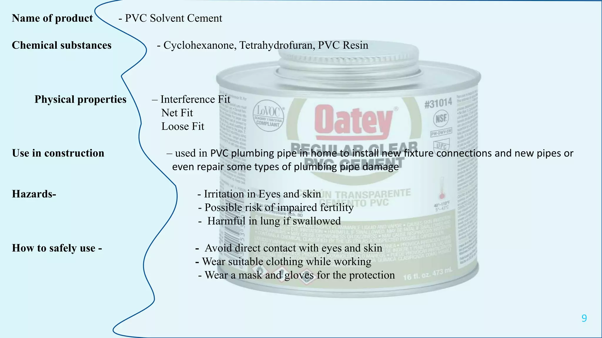 Construction chemical safety uses and hazard | PPTX