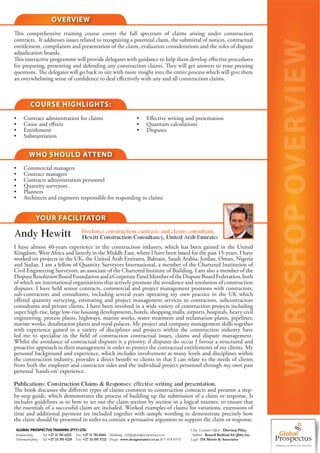 Construction Claims 2012 | PDF