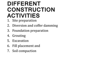 Construction considerations of Earthen Dams | PPTX