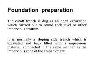 Construction considerations of Earthen Dams | PPTX