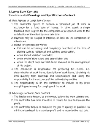 Construction contract | PDF