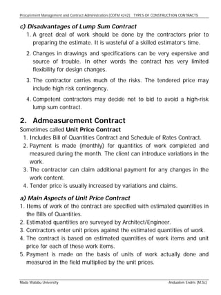 Construction contract | PDF