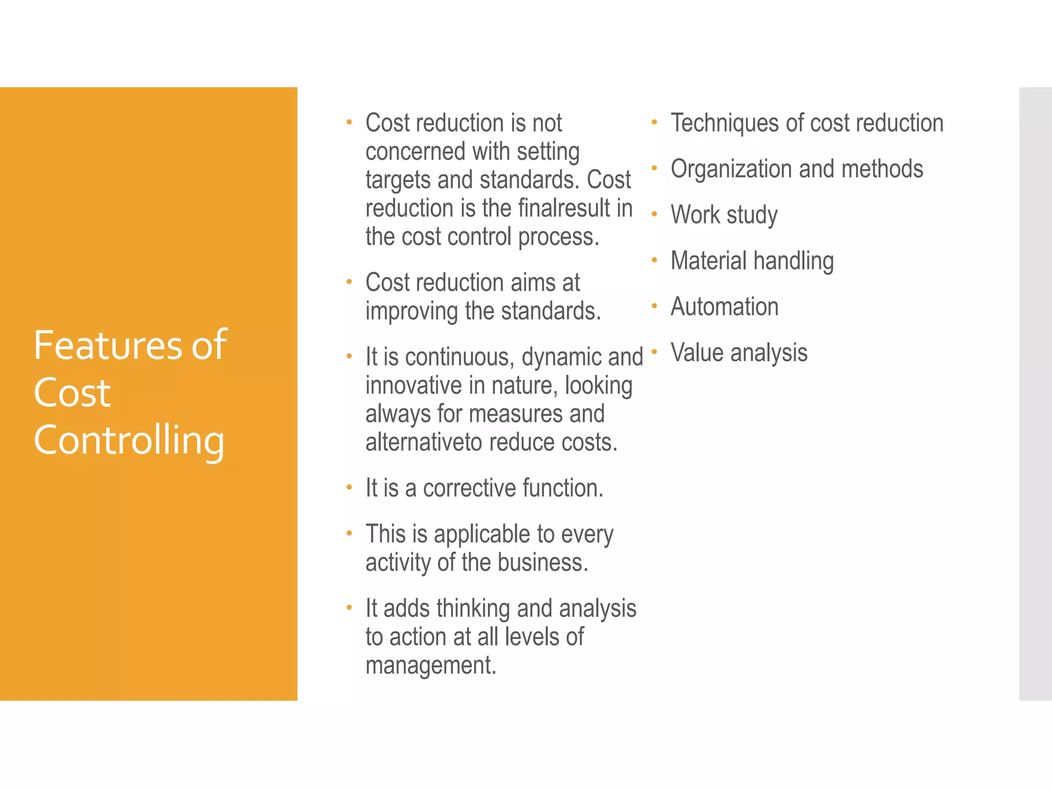 Construction Cost Control | PPTX