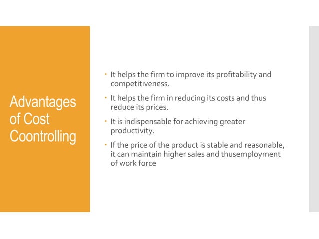 Construction Cost Control | PPTX | Business Accounting & Finance | Business