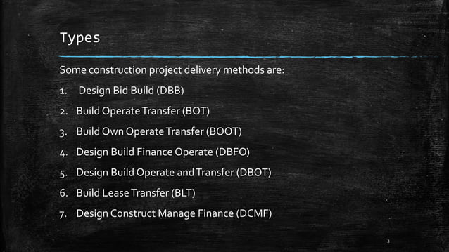 Construction project delivery methods | PPTX | Construction Industry ...