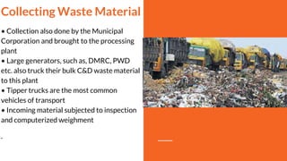Construction demolition waste | PPTX