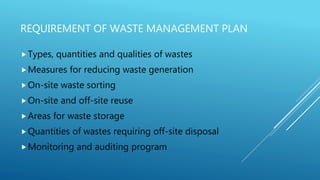 Construction & demolition waste management | PPTX