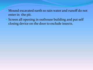 Construction detail of privy pit | PPTX