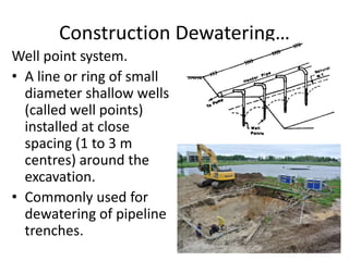 Construction dewatering | PPTX