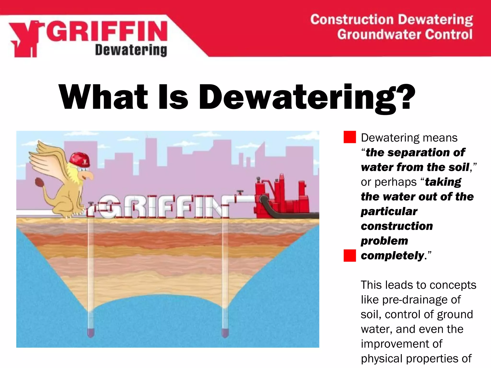 Construction Dewatering PowerPoint | PPT