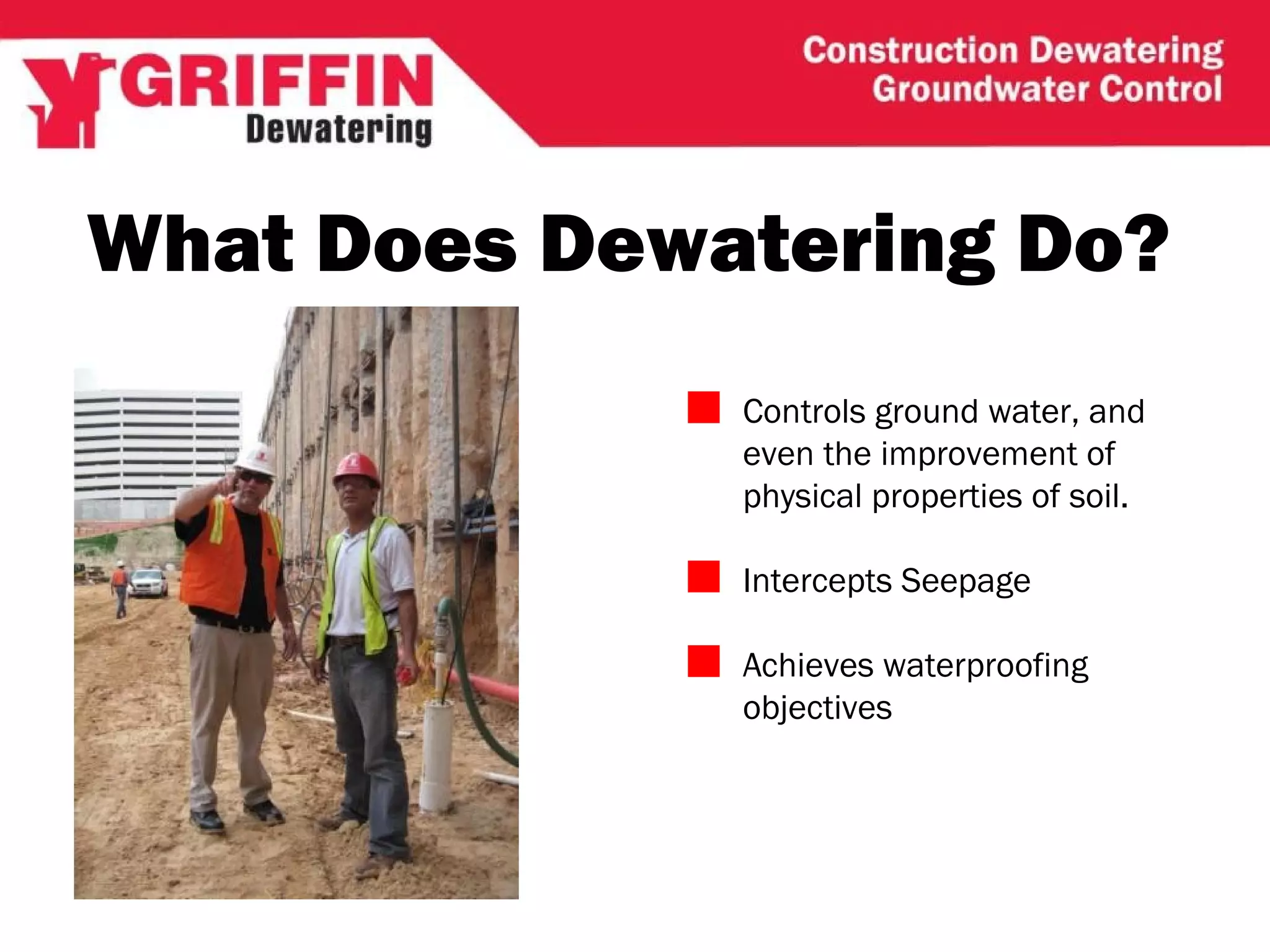 Construction Dewatering PowerPoint | PPT