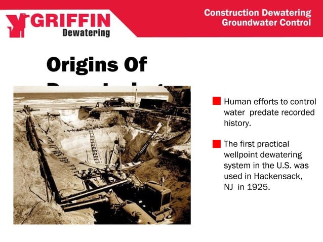 Construction Dewatering PowerPoint | PPT