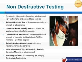 Structural Audit In Pune- Construction Diagnostic Centre Pvt. Ltd. | PPTX