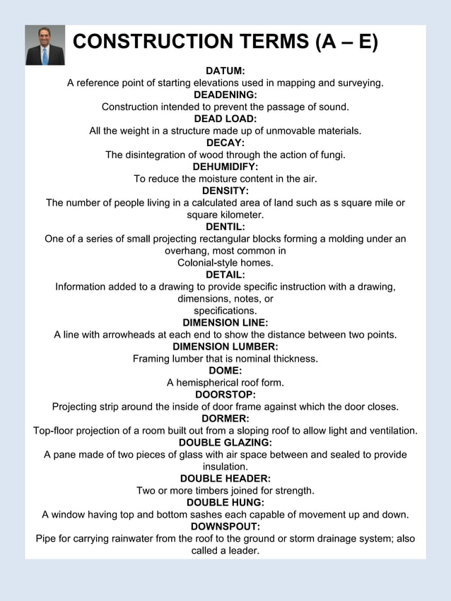 Construction Dictionary | PPT