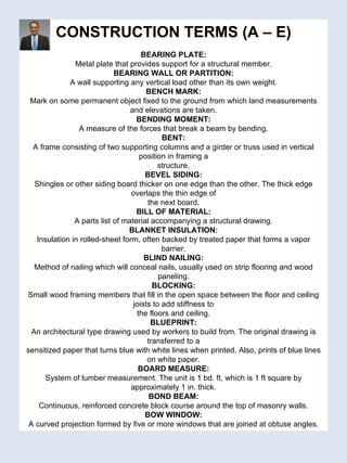 Construction Dictionary | PPT