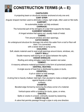 Construction Dictionary | PPT