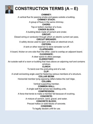 Construction Dictionary | PPT