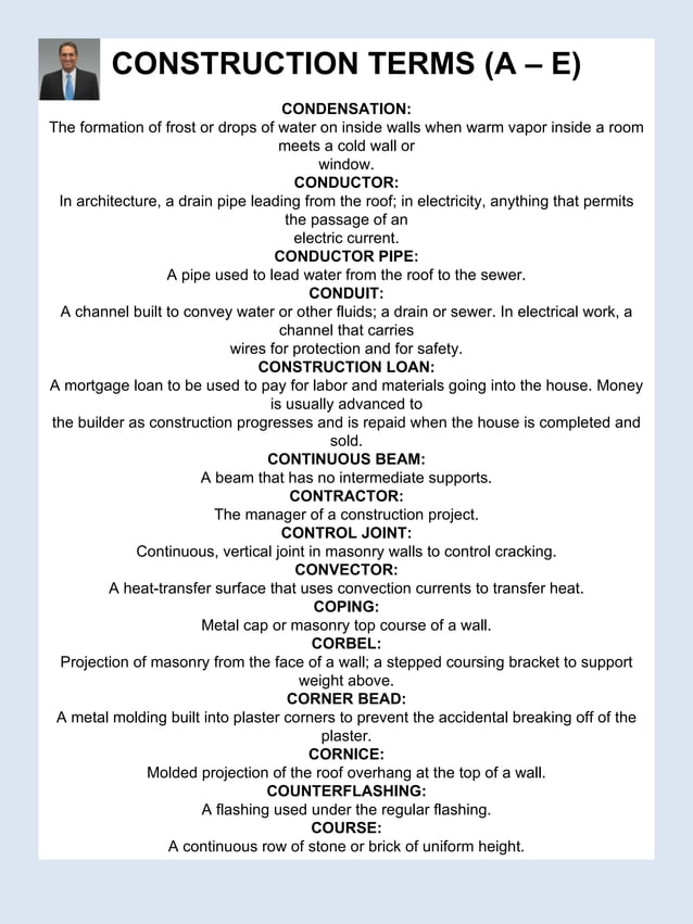 Construction Dictionary | PPT