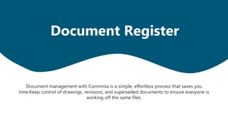 Construction Document Control Software At Commnia.pptx
