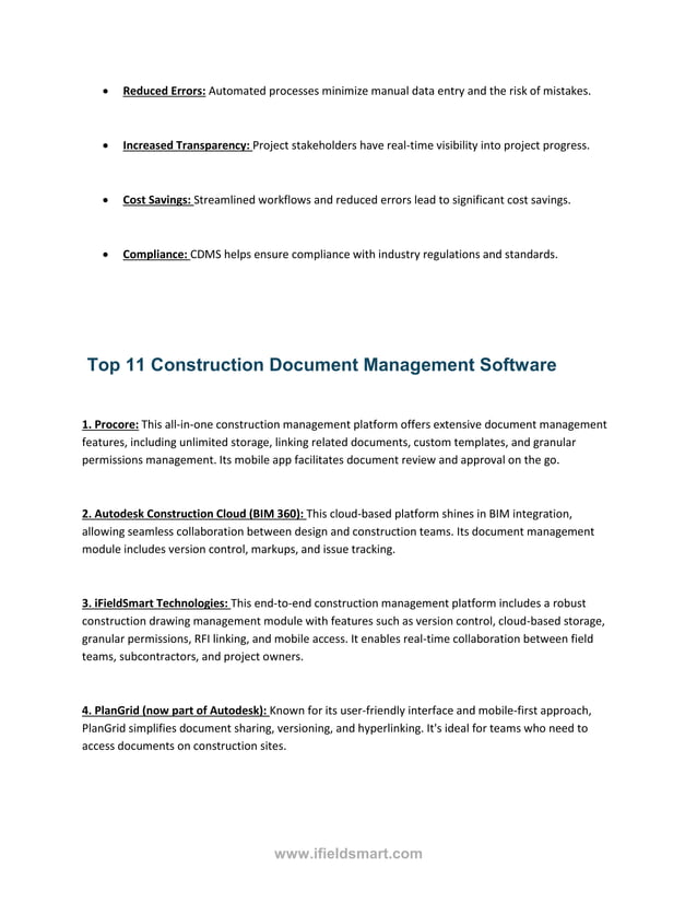 Construction Document Management Software A Deep Dive for Modern ...